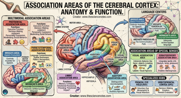 Association Areas of the Cerebral Cortex: Anatomy and Function - THE ...